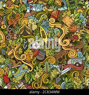 Outdoor tent pattern seamless vector repeat geometric for any web ...