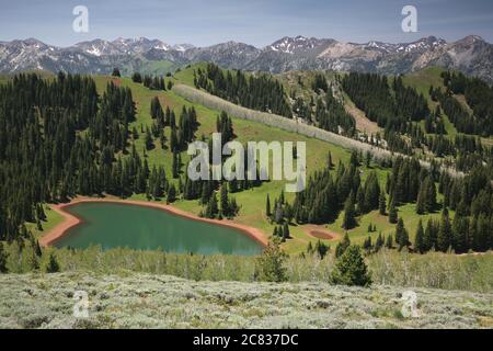 Desolation Lake, Big Cottonwood Canyon, Utah Stock Photo - Alamy