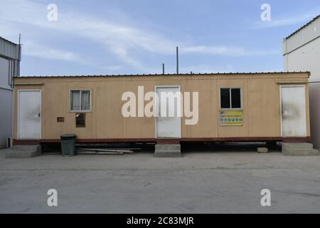 Labour camps : Muscat, Oman - 17-07-2020. cabin houses for labours ...