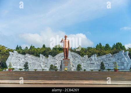 Pleiku, Vietnam - 11 July 2020: Minh Thanh pagoda, a majestic Buddhist ...