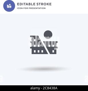 Coliseum icon vector. Coliseum icon for presentation Stock Vector Image ...