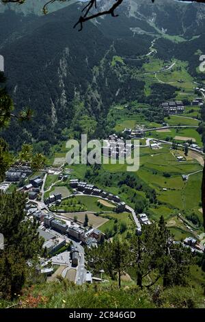 Mountainous Andorran Landscape Stock Photo - Alamy