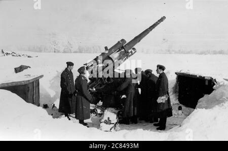 WW2 second world war, aereal defence, Flak Unit in Dorbaum, Munster ...