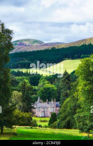 Landscape of Tweed Valley, Scottish Borders, Scotland, UK Stock Photo ...