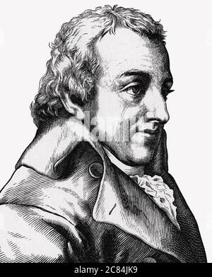 JOHANN FICHTE (1762-1814) German philosopher Stock Photo - Alamy