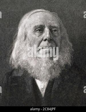 Peter Cooper (1791 – 1883) American inventor Stock Photo - Alamy