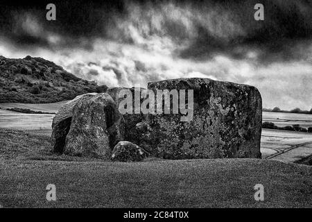 The Coldrum Long Barrow, also known as the Coldrum Stones, are the ...