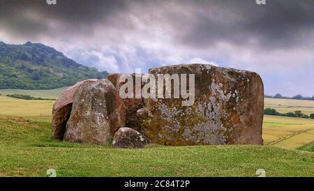 The Coldrum Stones, a Neolithic chambered long barrow. Trottiscliffe ...