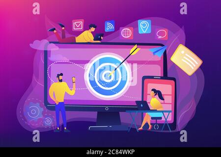 Multi device targeting concept vector illustration Stock Vector Image & Art - Alamy