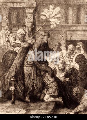 Bible, Joseph reveals himself to his brothers. Genesis 1, 45, 1, Moses ...