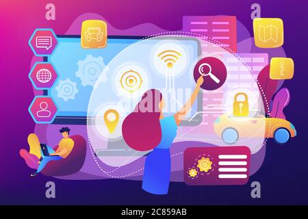 Intelligent interface concept vector illustration Stock Vector Image ...