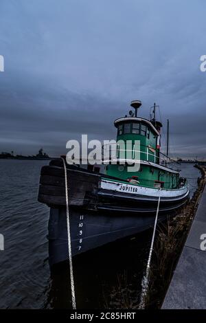 The Jupiter Tugboat at Penns Landing, in Philadelphia, Pennsylvania ...