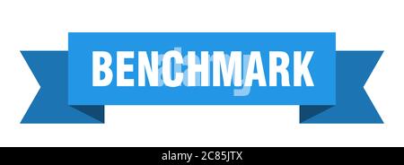 benchmark ribbon. benchmark paper band banner sign Stock Vector Image ...