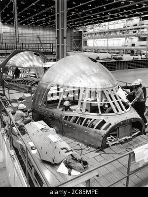 Assembly line of the Lockheed L-1011 TriStar medium-to-long-range ...