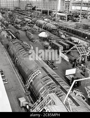 Assembly line of the Lockheed L-1011 TriStar medium-to-long-range ...