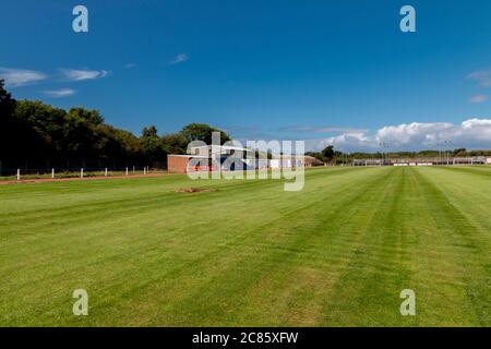 Girvan Football Club & Stone Boat Stock Photo - Alamy