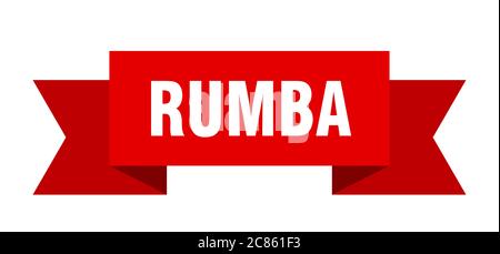 rumba ribbon. rumba paper band banner sign Stock Vector Image & Art - Alamy