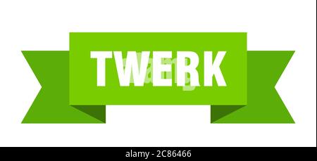 twerk ribbon. twerk paper band banner sign Stock Vector Image & Art - Alamy