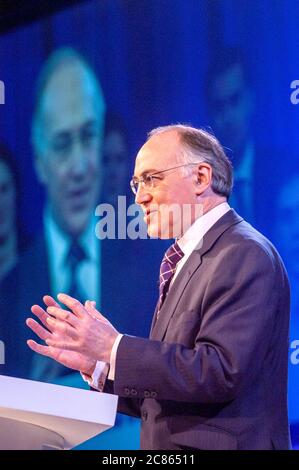 Brighton, March 12th 2005: Conservative Party leader Michael Howard MP ...
