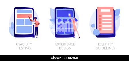 Visual Identity vector concept metaphors Stock Vector Image & Art - Alamy