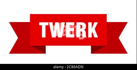 twerk ribbon. twerk paper band banner sign Stock Vector Image & Art - Alamy