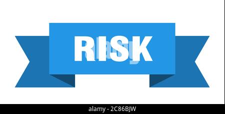 risk ribbon. risk paper band banner sign Stock Vector Image & Art - Alamy