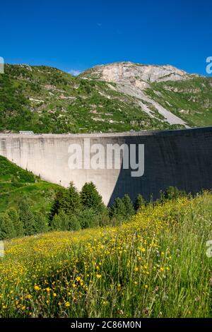 The Dam - Val di Lei Stock Photo - Alamy