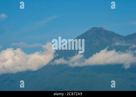 Volcan Tajumulco is a large stratovolcano in the department of San ...