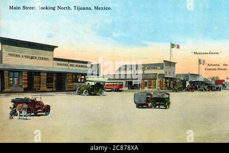 Mexico - Tijuana - Main Street Stock Photo - Alamy