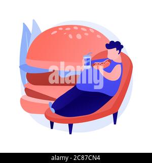 Physical inactivity vector concept metaphor Stock Vector Image & Art ...