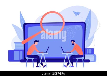 Computer Lab concept vector illustration Stock Vector Image & Art - Alamy