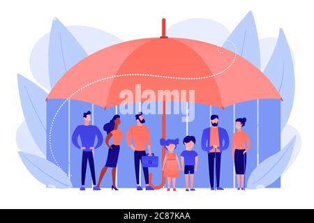 Social insurance concept vector illustration Stock Vector Image & Art ...