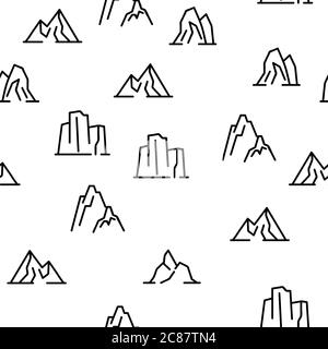 Ridge Different Form Vector Seamless Pattern Stock Vector Image & Art ...