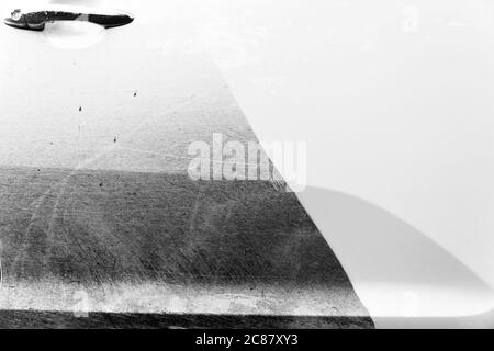 Half clean and half dirty car Stock Photo - Alamy
