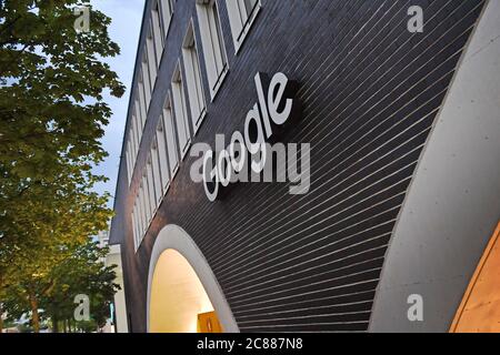 Munich, Deutschland. 21st July, 2020. Google Germany GmbH in Muenchen ...