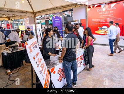 Employee taking a fast food order in a Burger King restaurant Stock ...