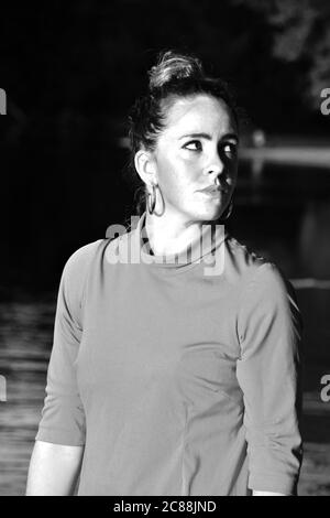 Demure English Woman, portrait Stock Photo - Alamy