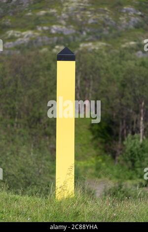 Norwegian border post in Grense Jakobselv, in Sør-Varanger municipality ...