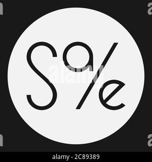 Rebus typography with inscription "Sale Stock Vector Image & Art - Alamy