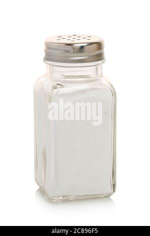 Salt shaker isolated on white. Kitchen utensil Stock Photo - Alamy