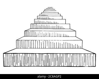Flat design contour stairs vector illustration Stock Vector Image & Art ...