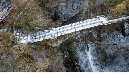 The Causey Arch, the oldest surviving railway bridge in the world Stock ...