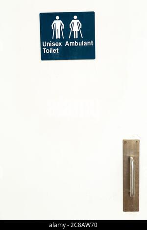 Unisex ambulant toilet signs Stock Photo - Alamy