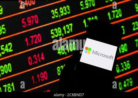 In this photo illustration, the Microsoft Security logo is seen ...