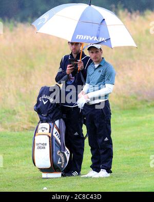 England's Matthew Jordan on the 16th fairway during day three of the ...
