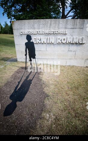 Heidenheim An Der Brenz, Germany. 23rd July, 2020. A new sculpture of a ...