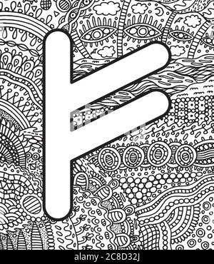 Runes. Illustration on white background for design Stock Vector Image ...