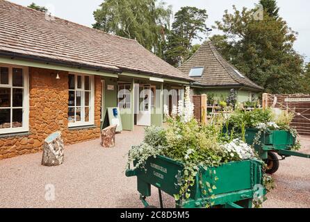 Exterior of the Sandringham Estate Farm Shop, Norfolk, England, UK ...
