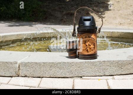 Terere drink, similar to mate but prepared with cold water. It is ...