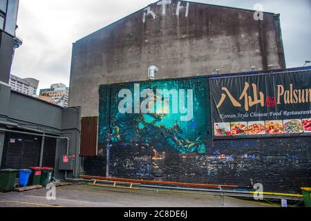 Graffiti art in the street of Auckland, New Zealand Stock Photo - Alamy